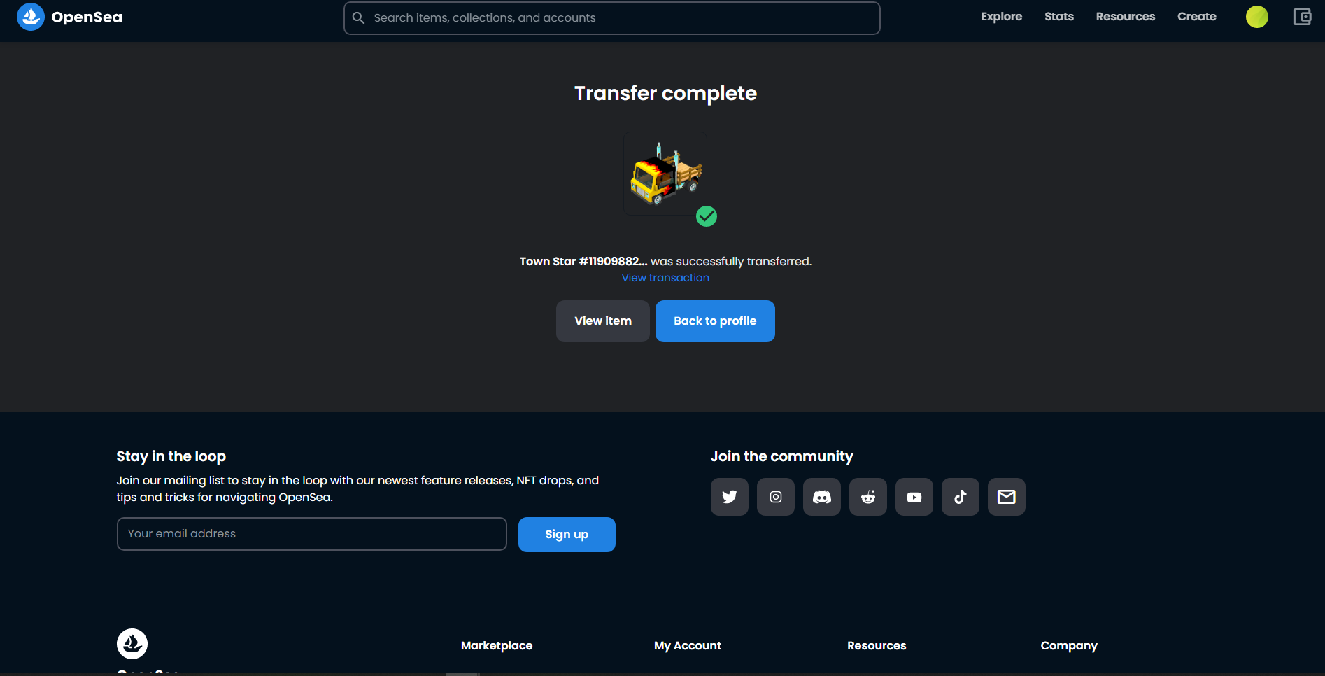 Transferring OpenSea NFTs to your Gala Games and Entertainment ...
