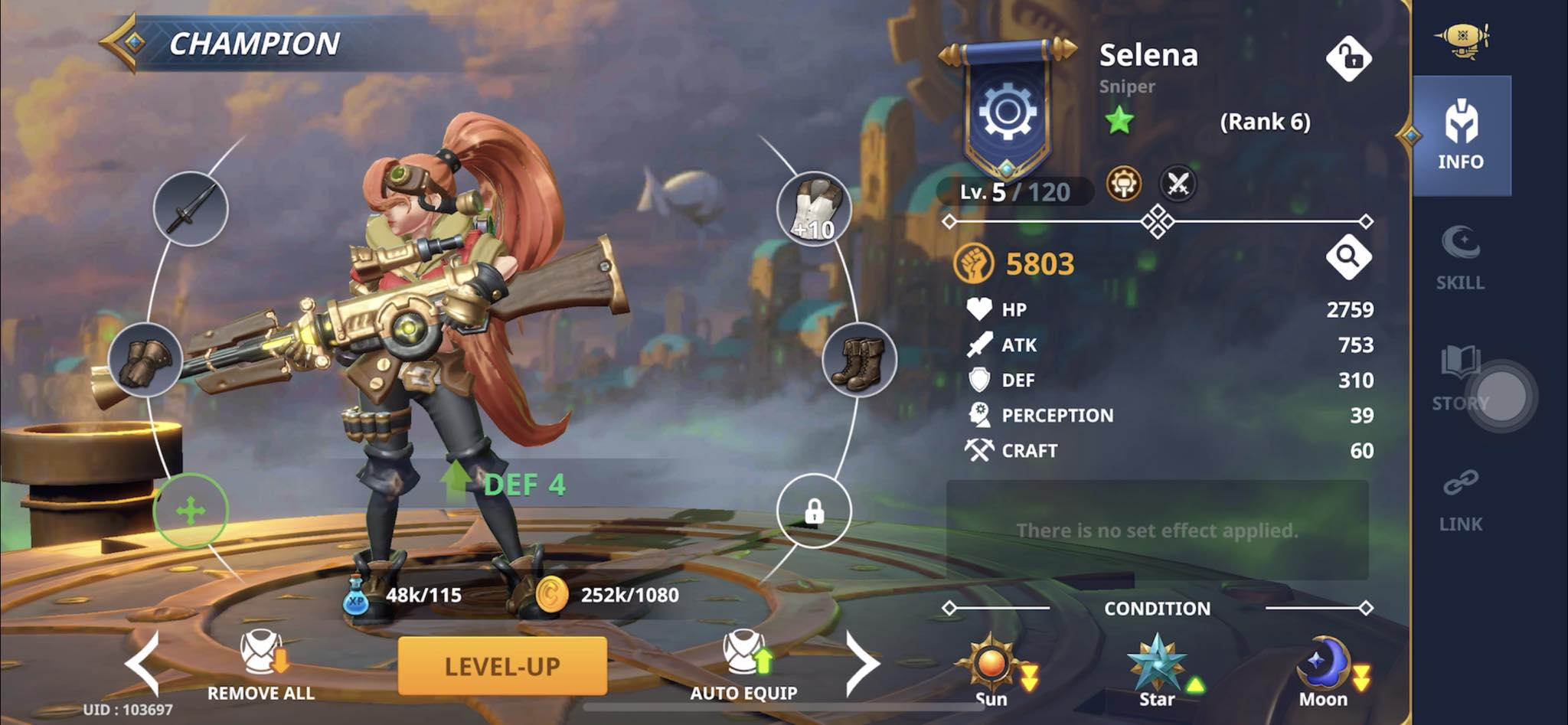 Champions Arena - Leveling and Promoting A Champion – Gala