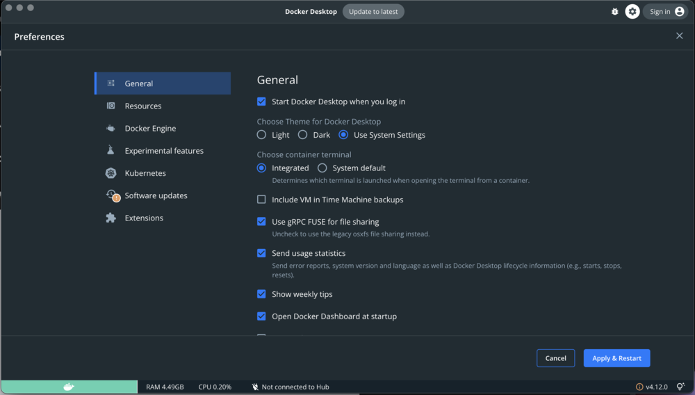 Install a Jukebox Node on MacOS – Gala