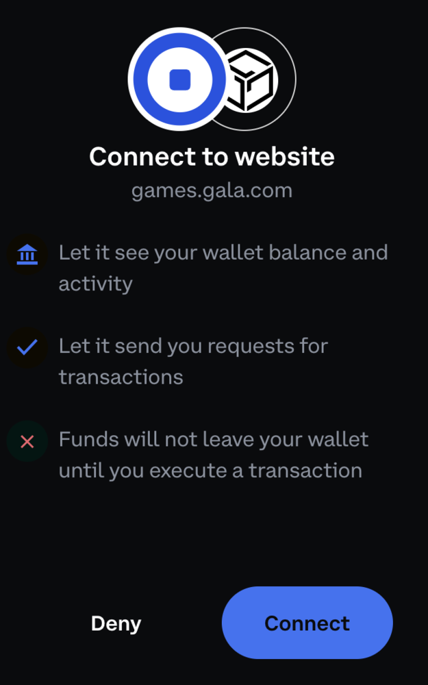 การเชื่อมกระเป๋าเงิน Web3 – Gala TH