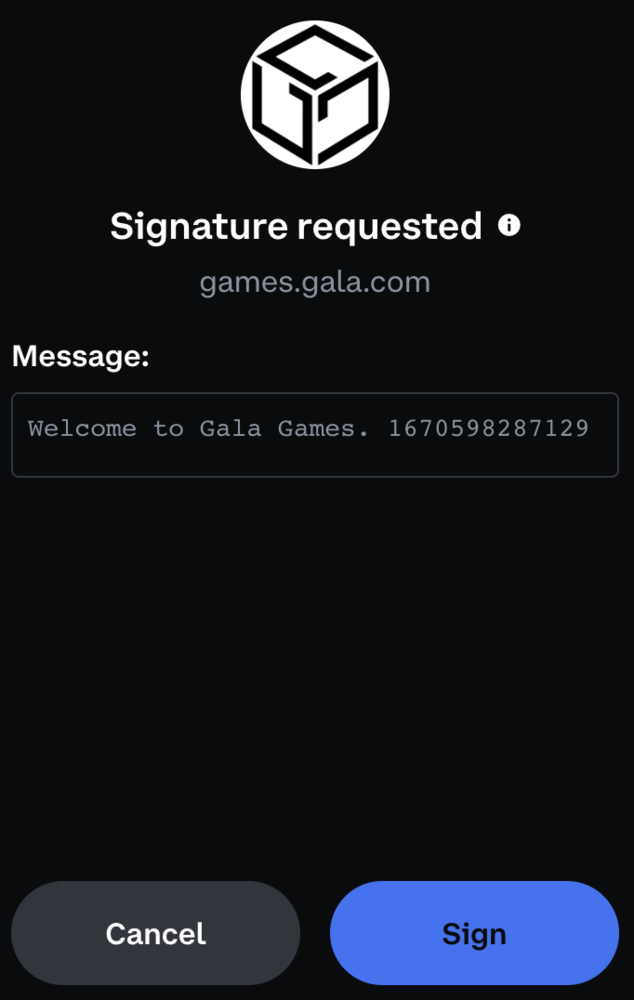 การเชื่อมกระเป๋าเงิน Web3 – Gala TH